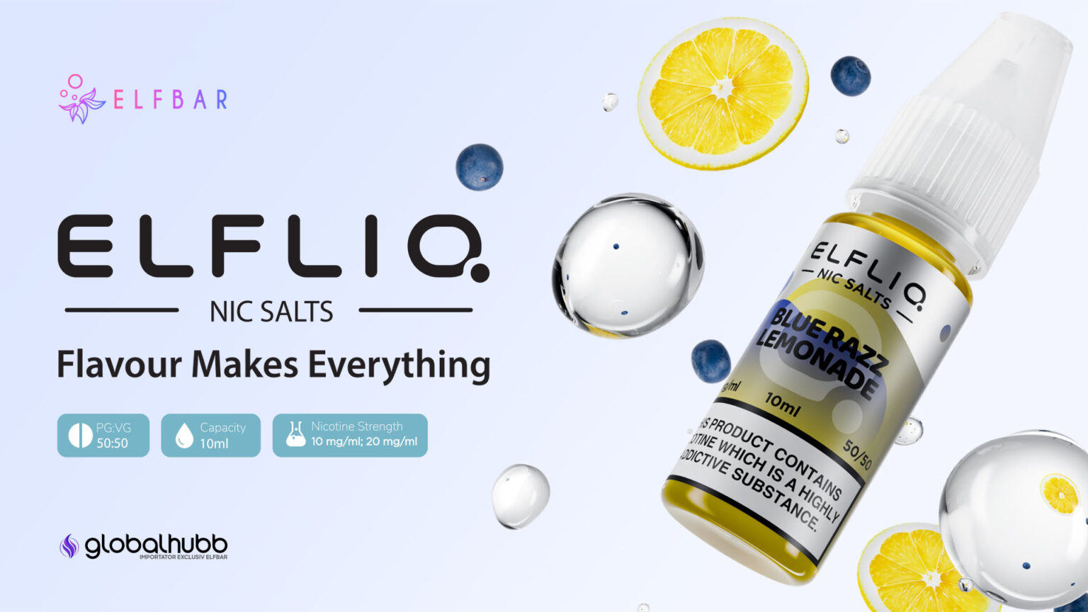 ELFBAR ELFLIQ - Elfturbo Ice [20mg] | GlobalHubb
